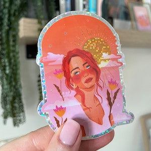 The Sun Sticker - Etsy