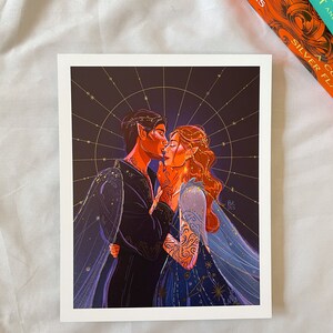 Feyre & Rhys *gold Foil Print* - Etsy
