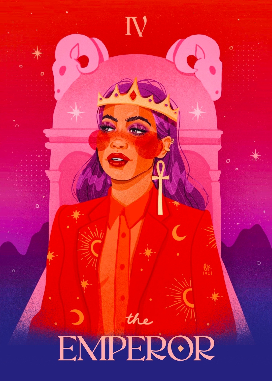 The Emperor Mini Print - Etsy