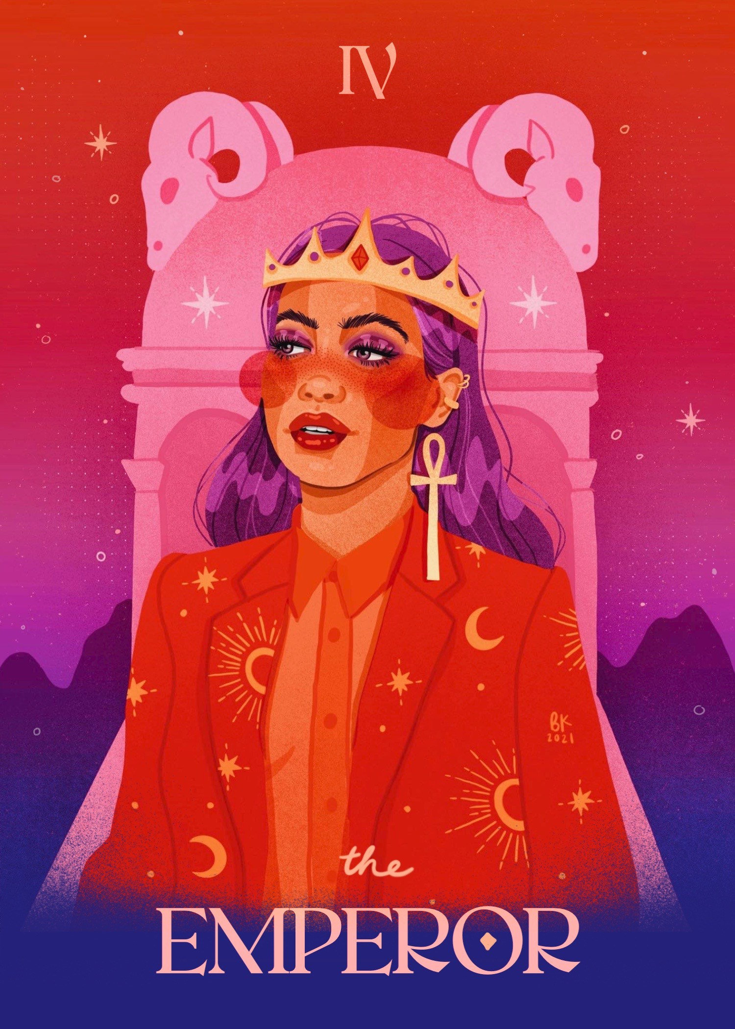 The Emperor Mini Print | Etsy