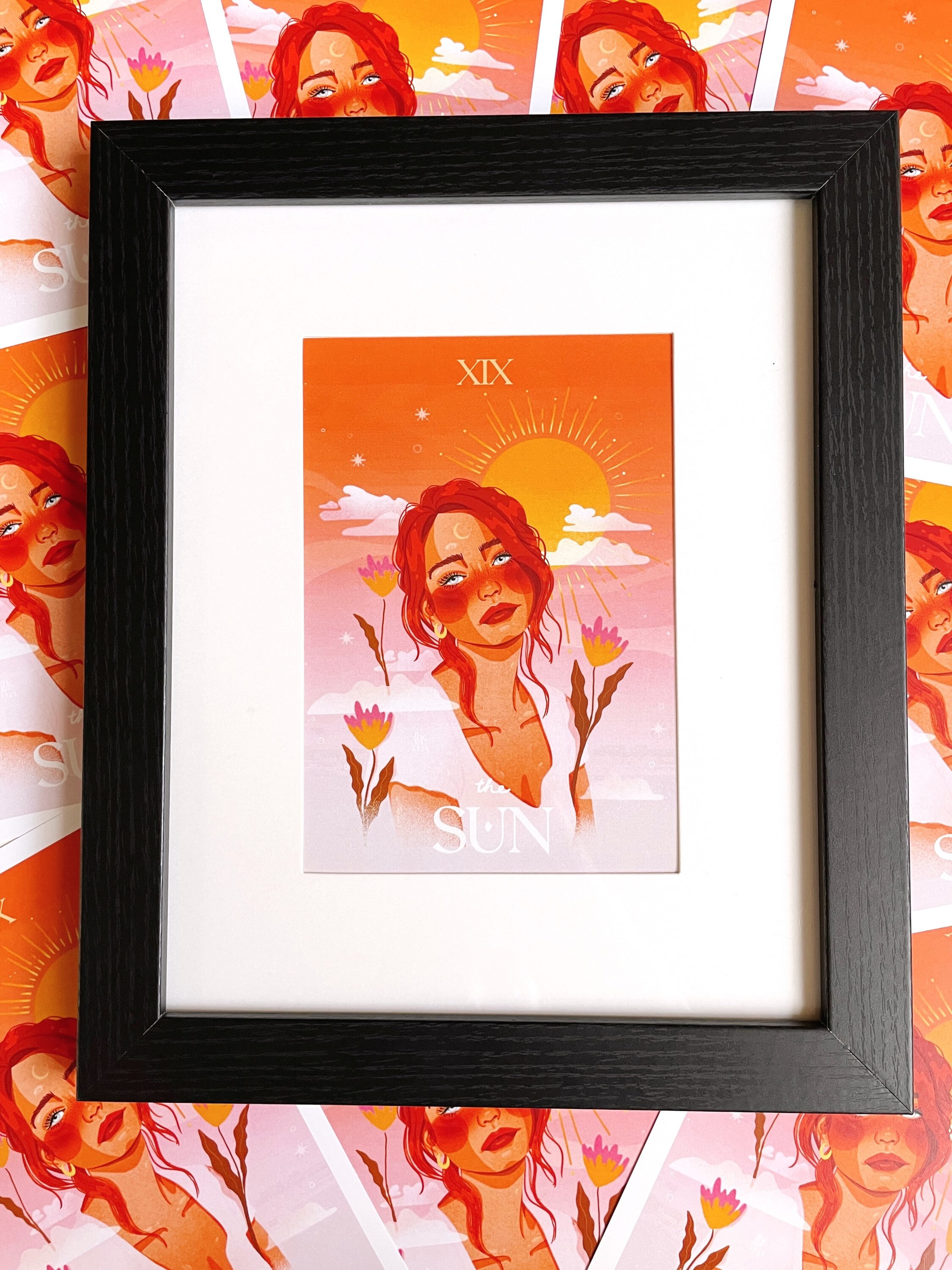 The Sun Mini Print | Etsy