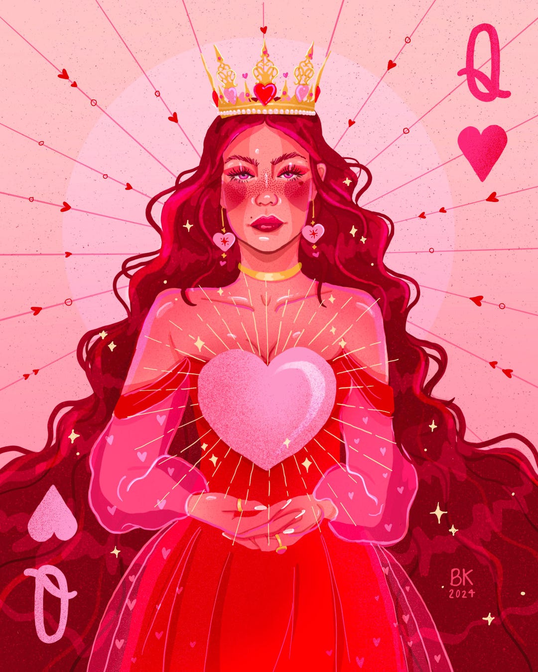 Queen of Hearts Digital Download - Etsy