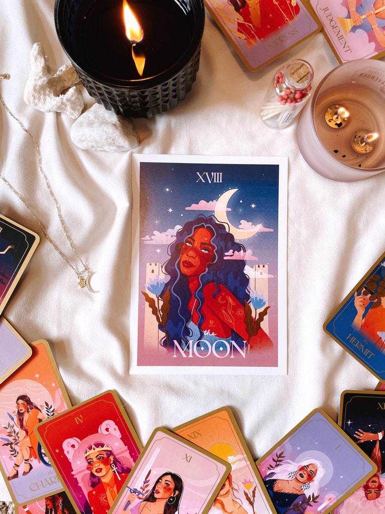 The Moon Mini Print - Etsy