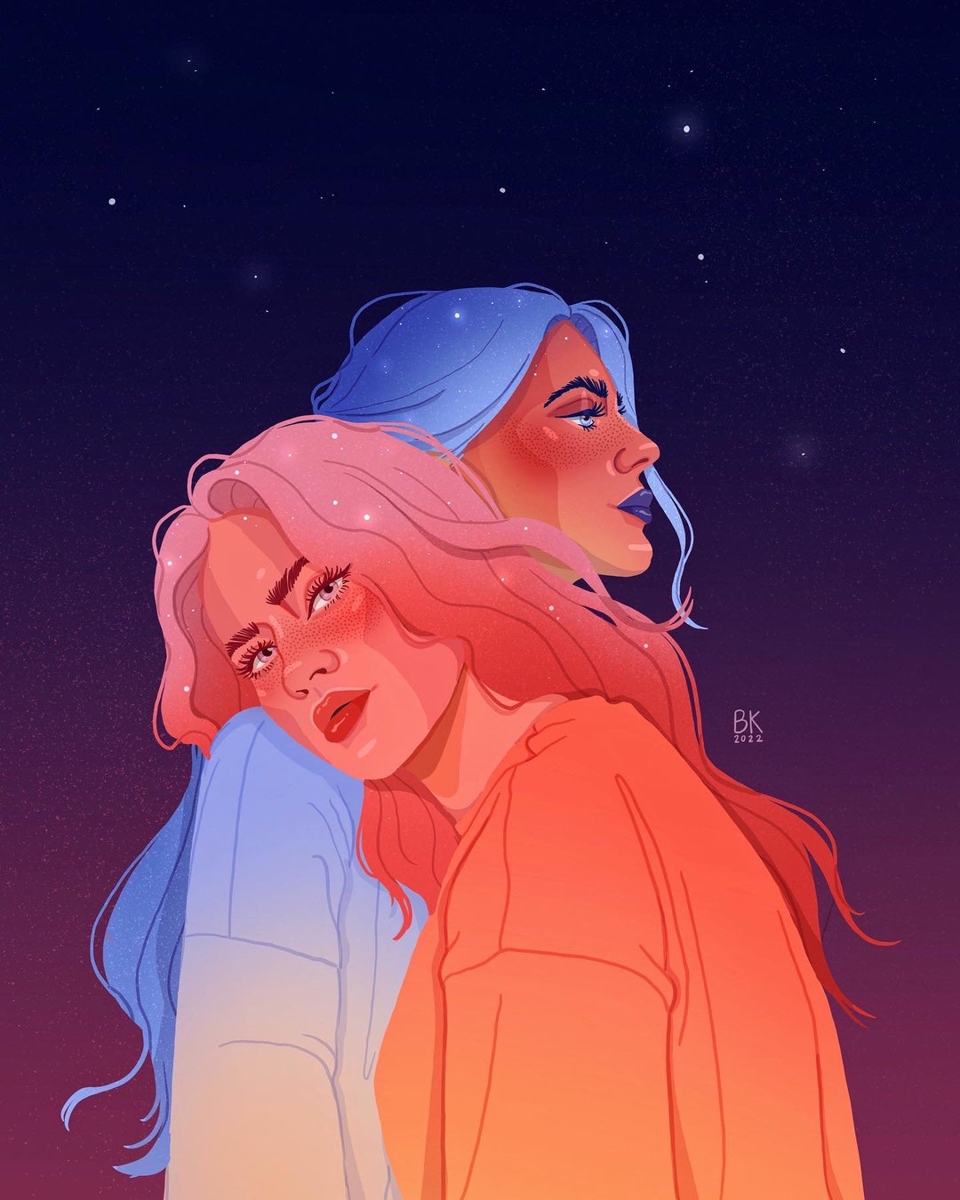 Gradient Girls Digital Download - Etsy