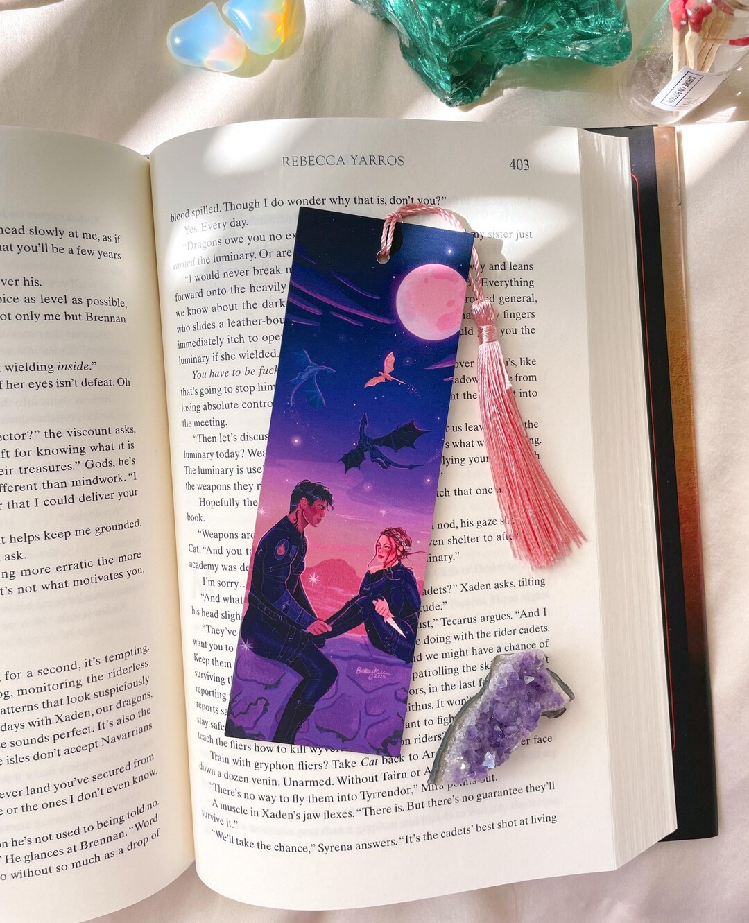 Fourth Wing Bookmark - Etsy