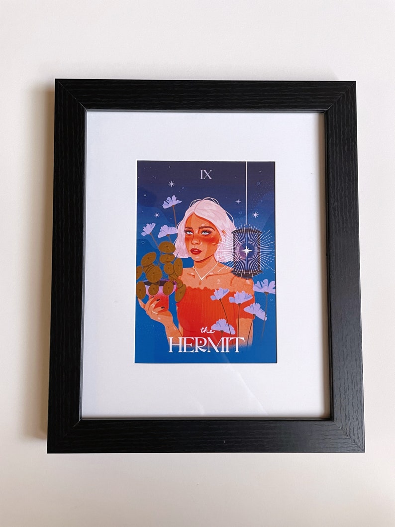 The Hermit Mini Print - Etsy