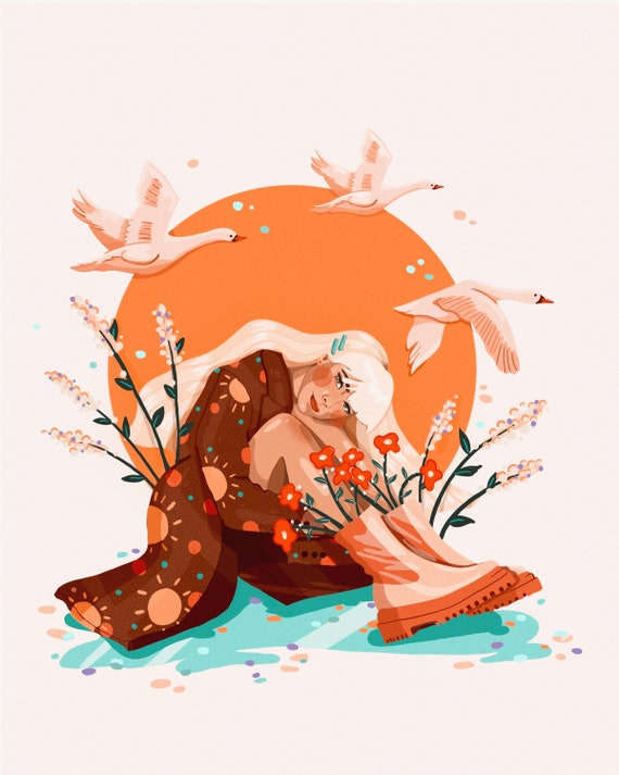 Amber & the Geese Digital Download - Etsy