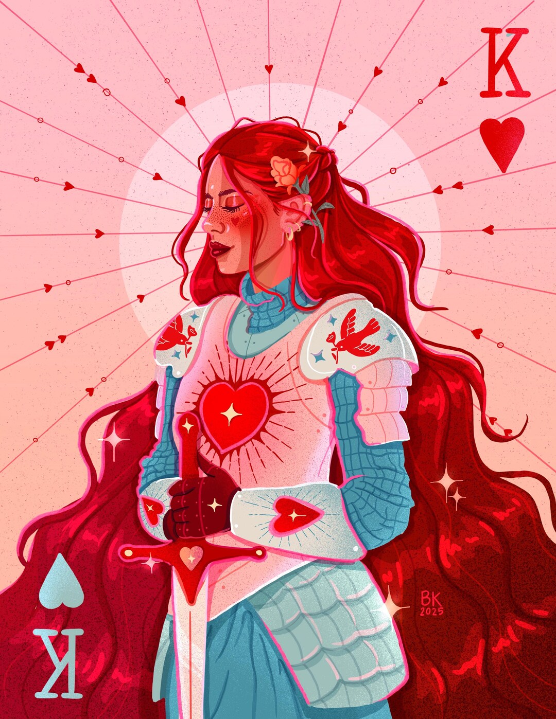 Knight of Hearts - Etsy