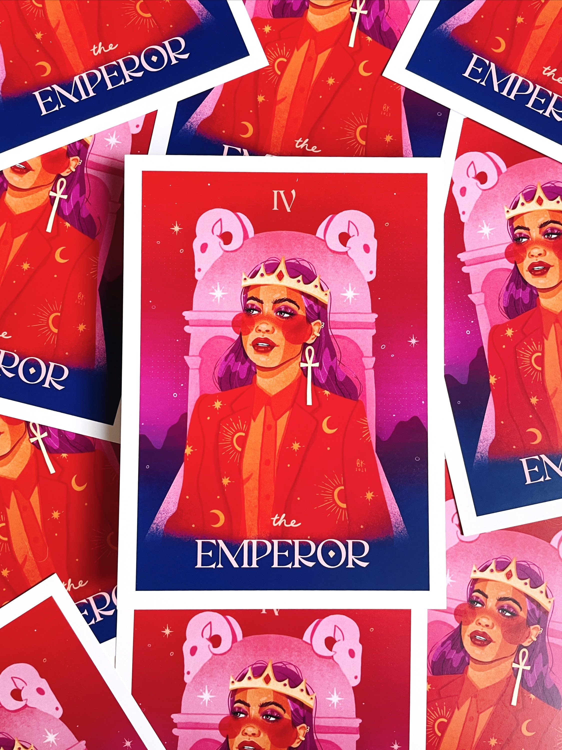 The Emperor Mini Print | Etsy