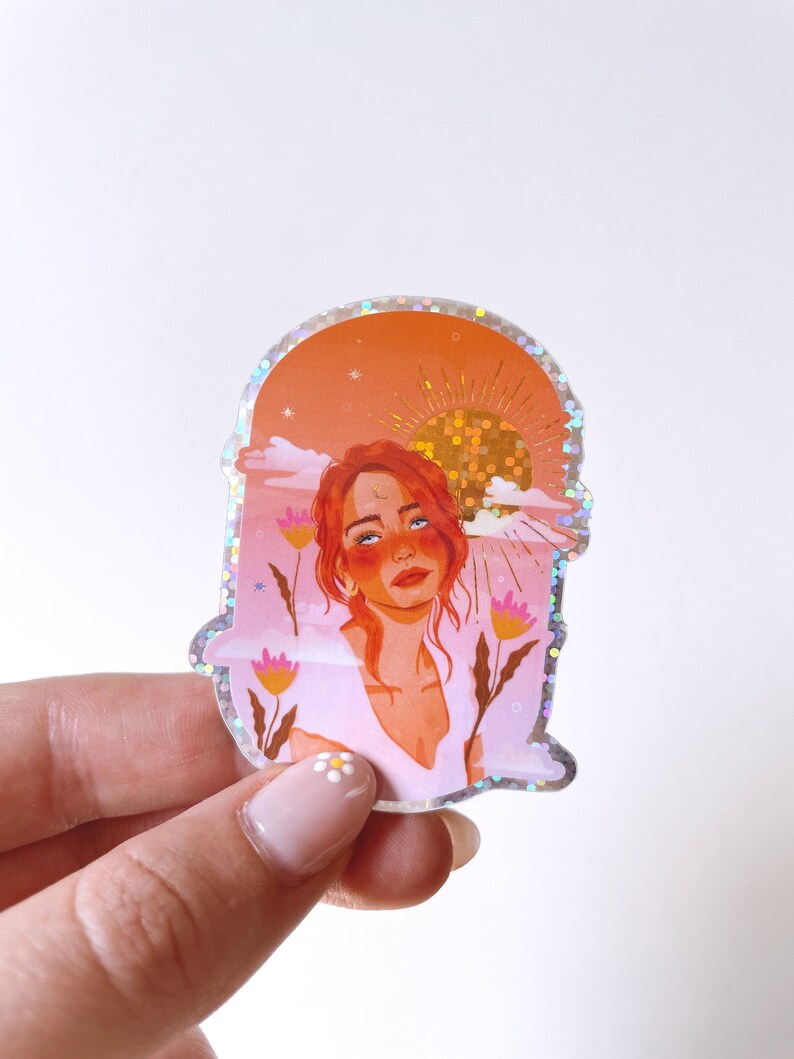 The Sun Sticker - Etsy