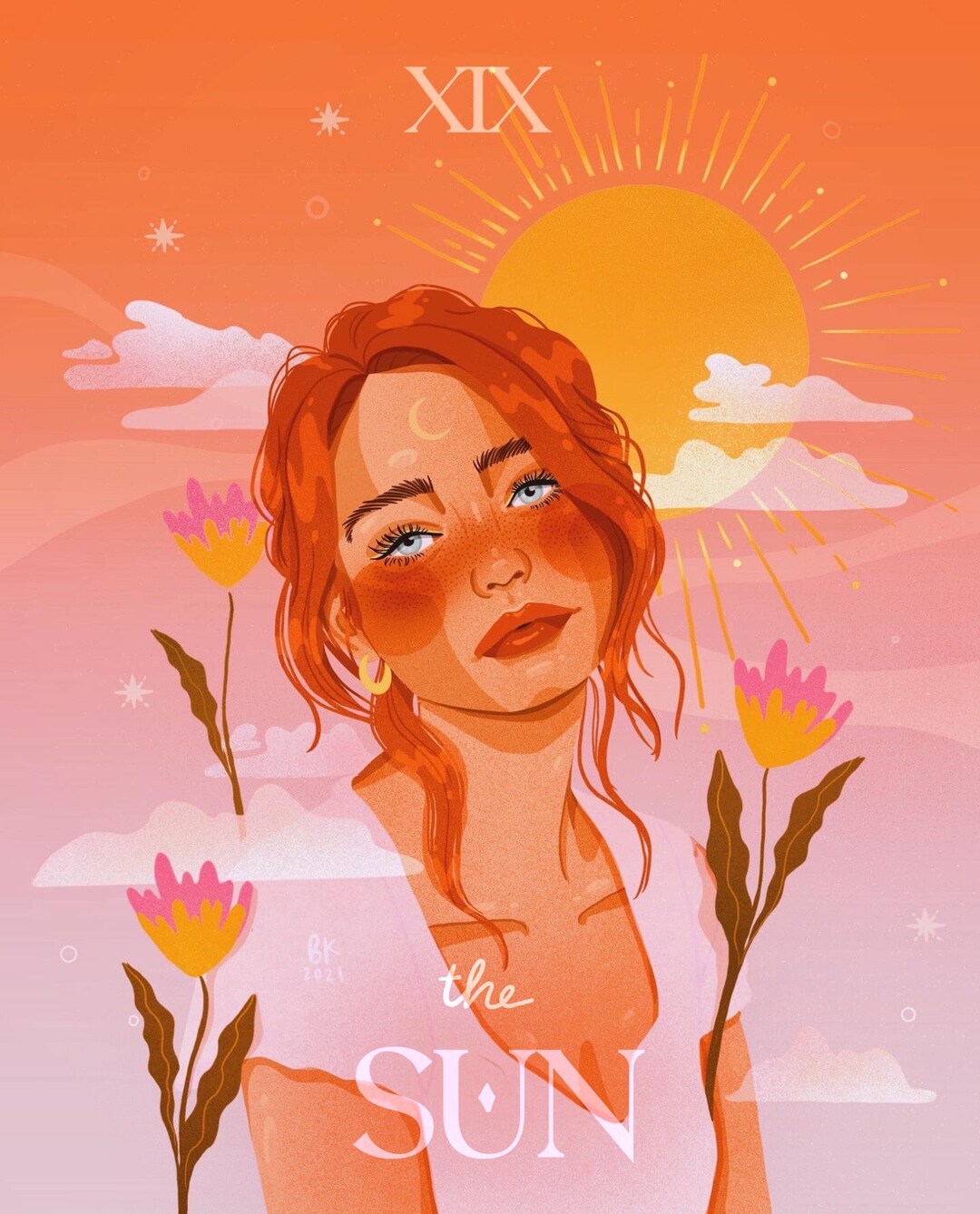 The Sun Mini Print - Etsy