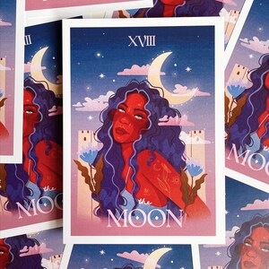 The Moon Mini Print - Etsy
