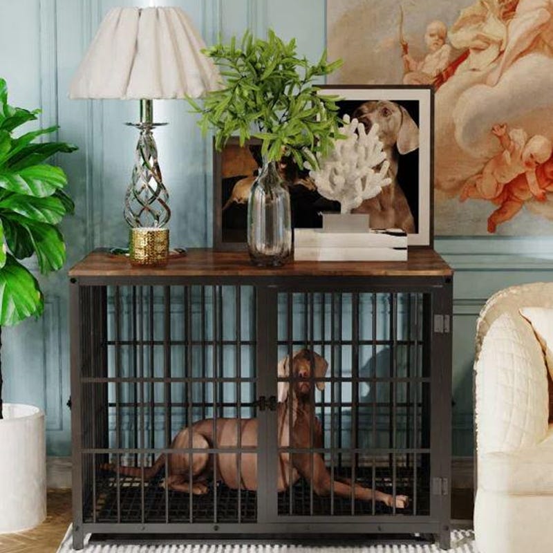 Triple Dog Crate - Etsy