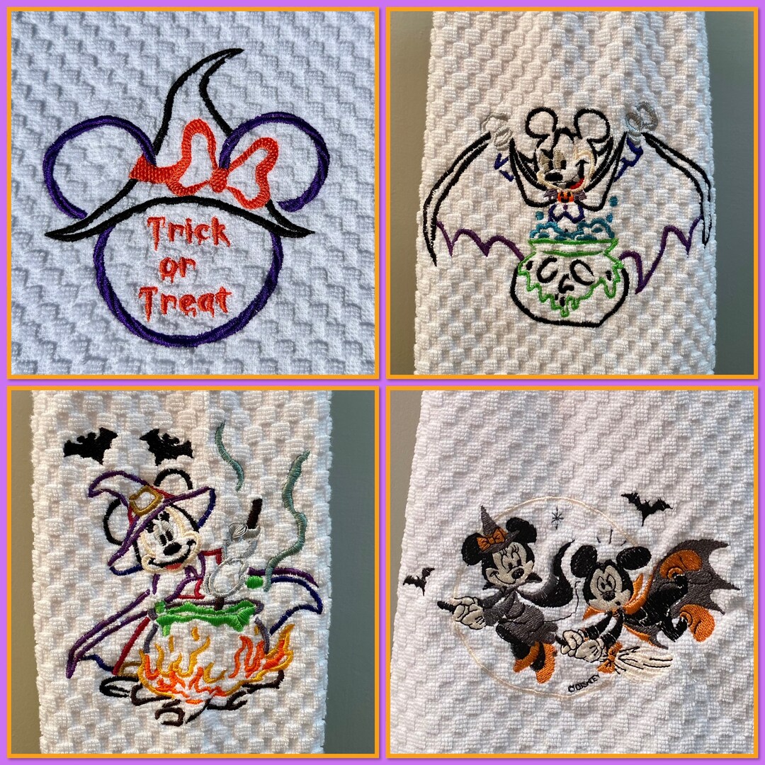 Halloween Mickey Minnie Mouse Vampire Witch Trick or Treat - Etsy