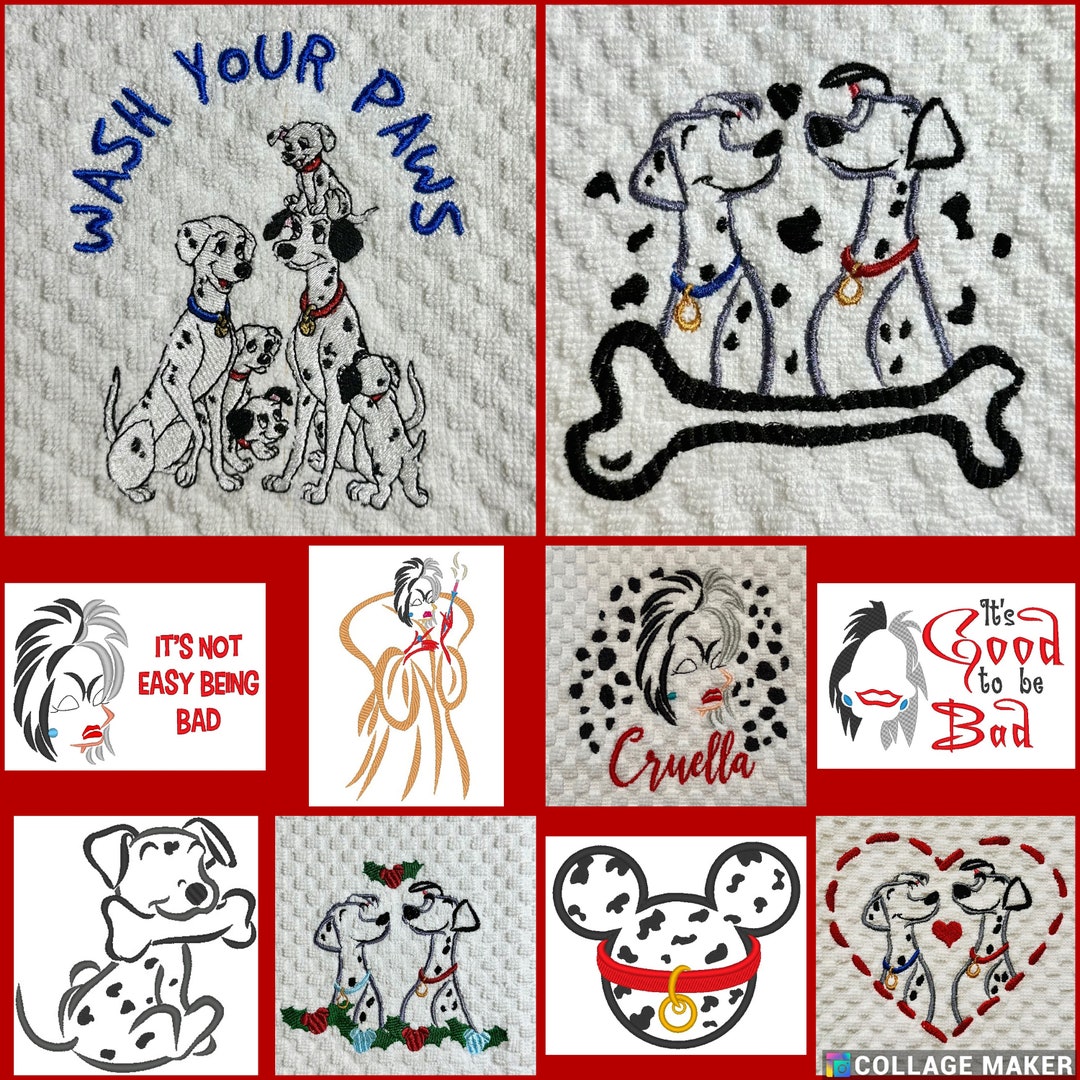 101 Dalmatians Cruella Pongo & Perdita Christmas Disney Inspired ...