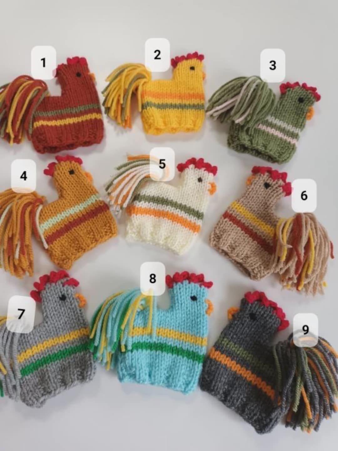 Hand Knitted Egg Cosy , Chicken Easter Egg Cover, Easter Decoration ...