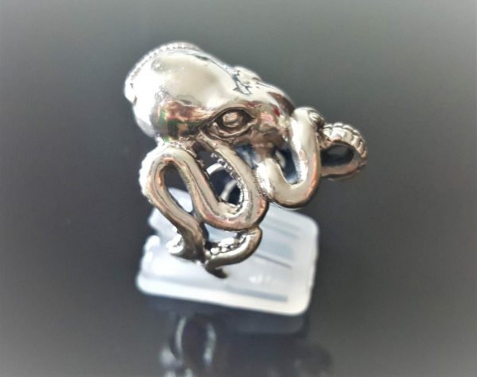 OCTOPUS RING 925 Sterling Silver Ocean Sea Creature Animal - Etsy UK