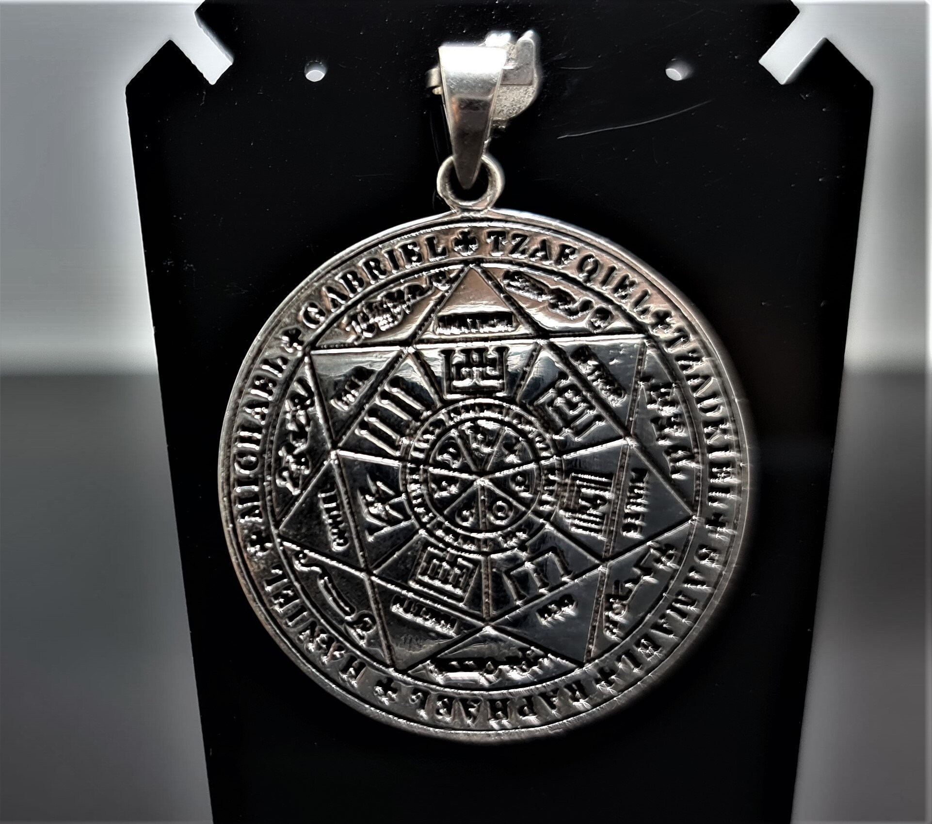 Seal of the Seven Archangels 925 STERLING SILVER Pendant - Etsy Hong Kong