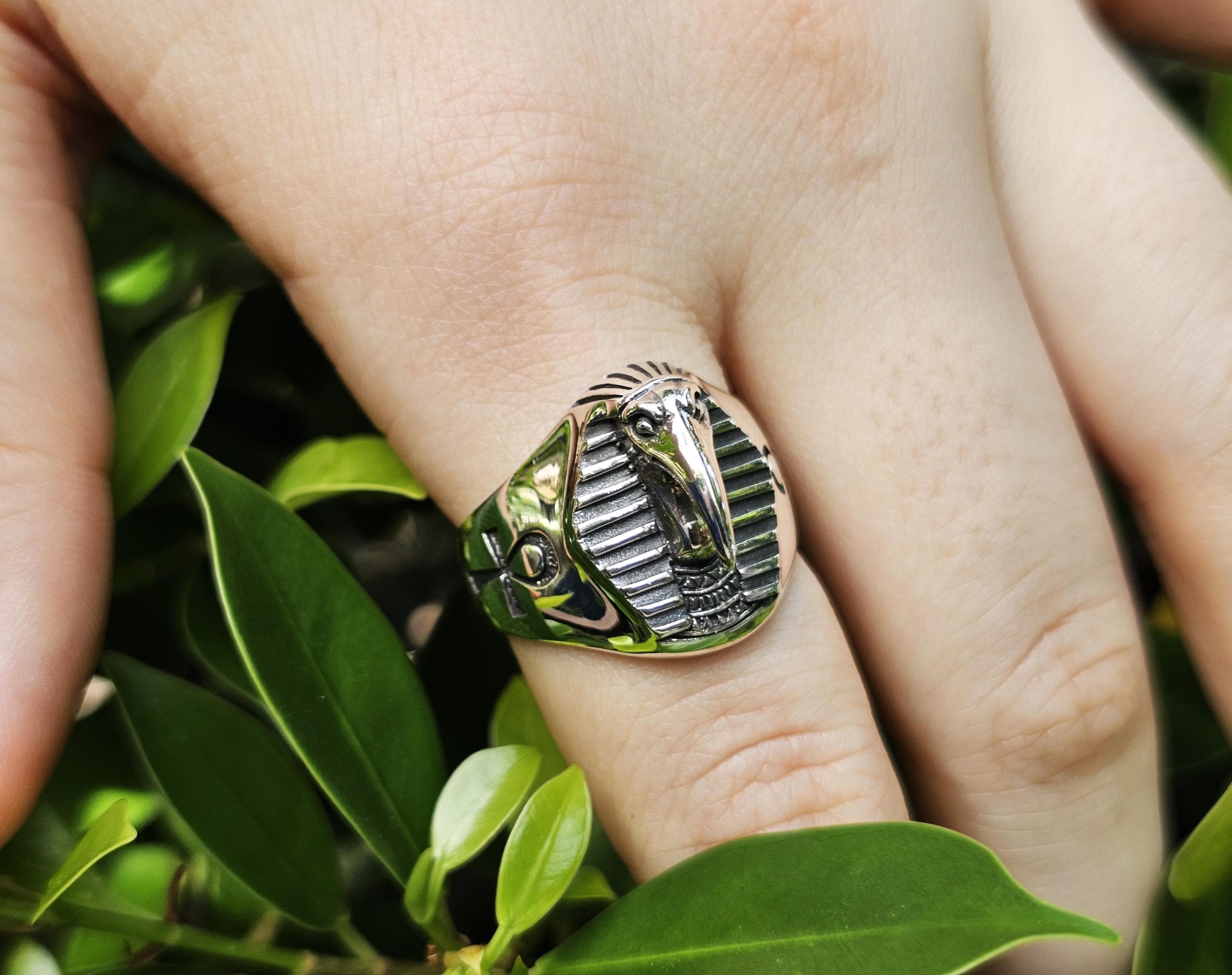 Great THOTH God Ring STERLING SILVER 925 Ancient Egyptian Deity of the ...
