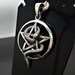 Pentagram Snake 925 Sterling Silver Pendant Pentacle Star - Etsy
