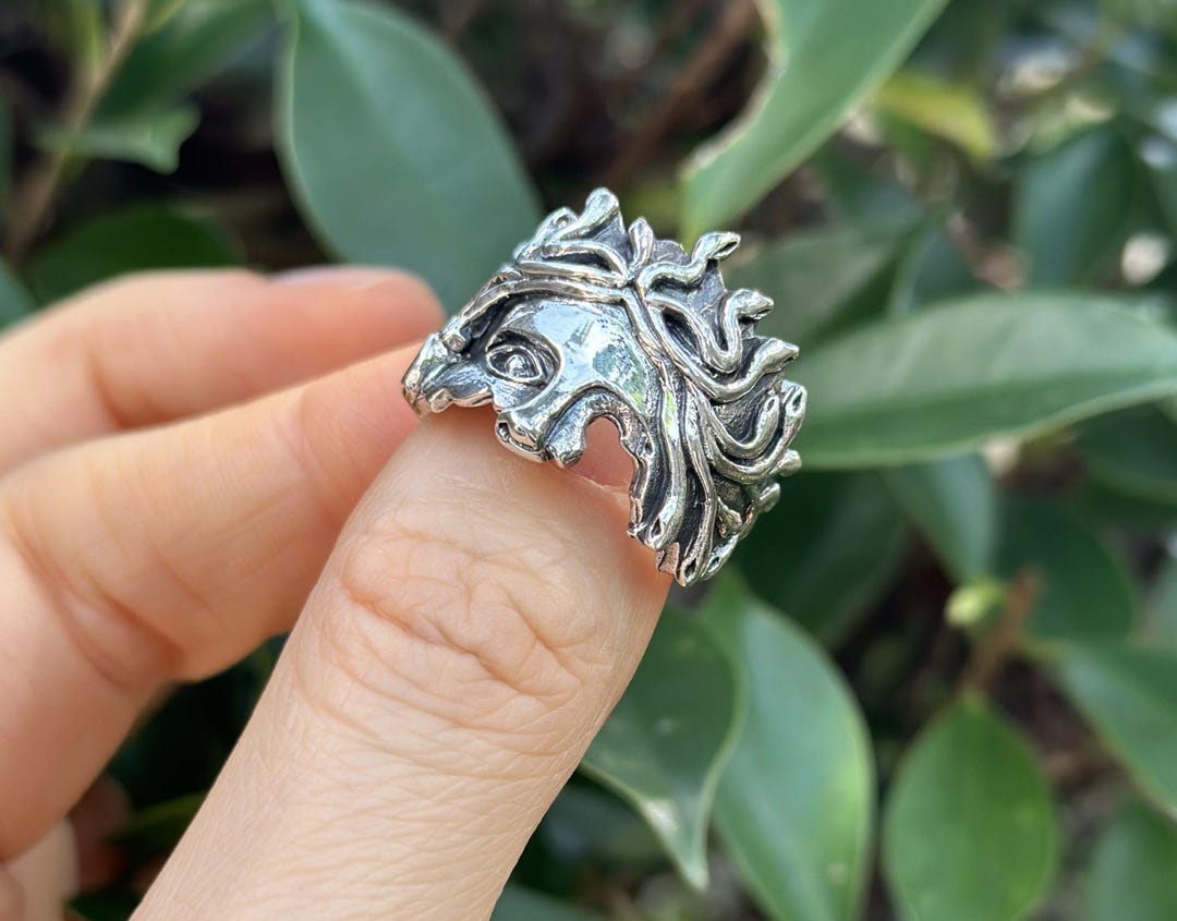 Gorgon Medusa Ring STERLING SILVER 925 Greek Mythology Ancient Medusa ...