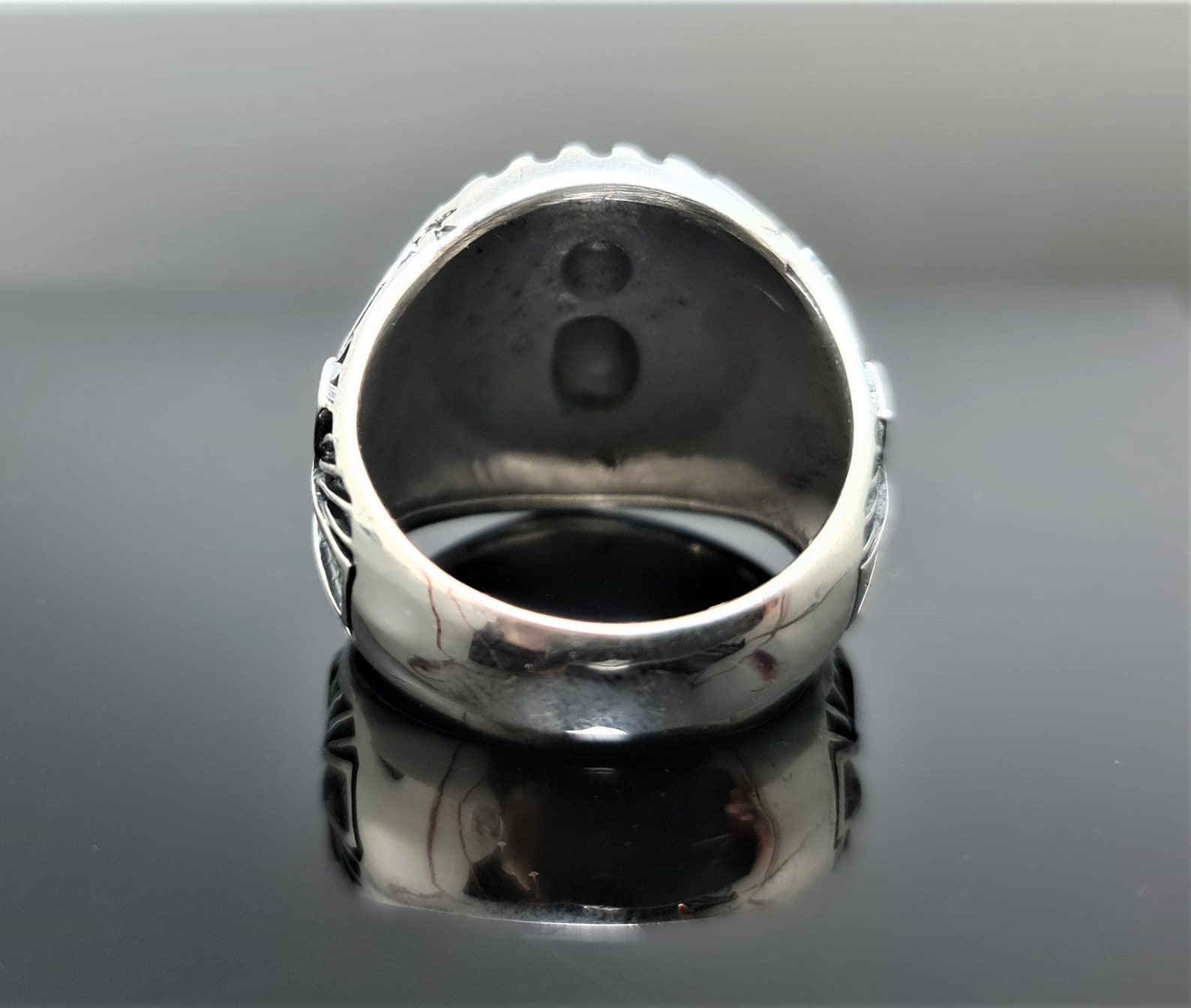 Scarab Ring 925 Sterling Silver Ankh Key of Life God of Egypt - Etsy