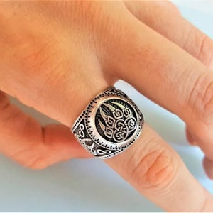 Bear Paw Claw Ring Sterling Silver 925 Sacred Symbol Viking Slavic ...