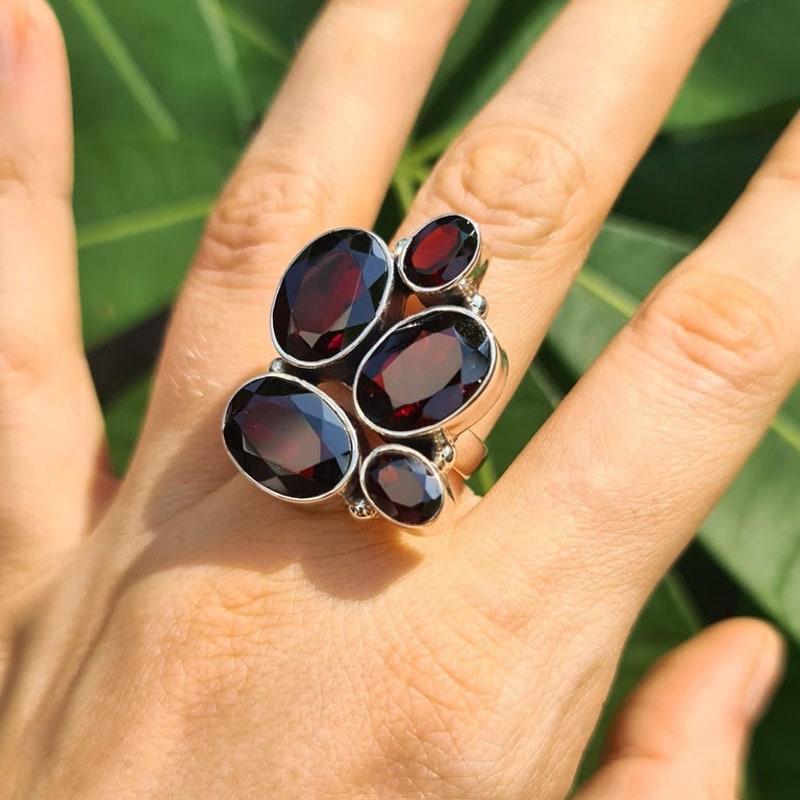 Large Garnet - Etsy