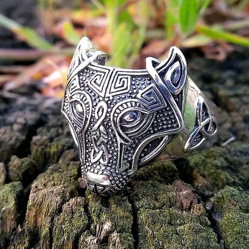 Wolf Rings for Men - Etsy