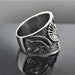 God Ra Ring STERLING SILVER 925 the Egyptian Sun God Ra in the Horus ...