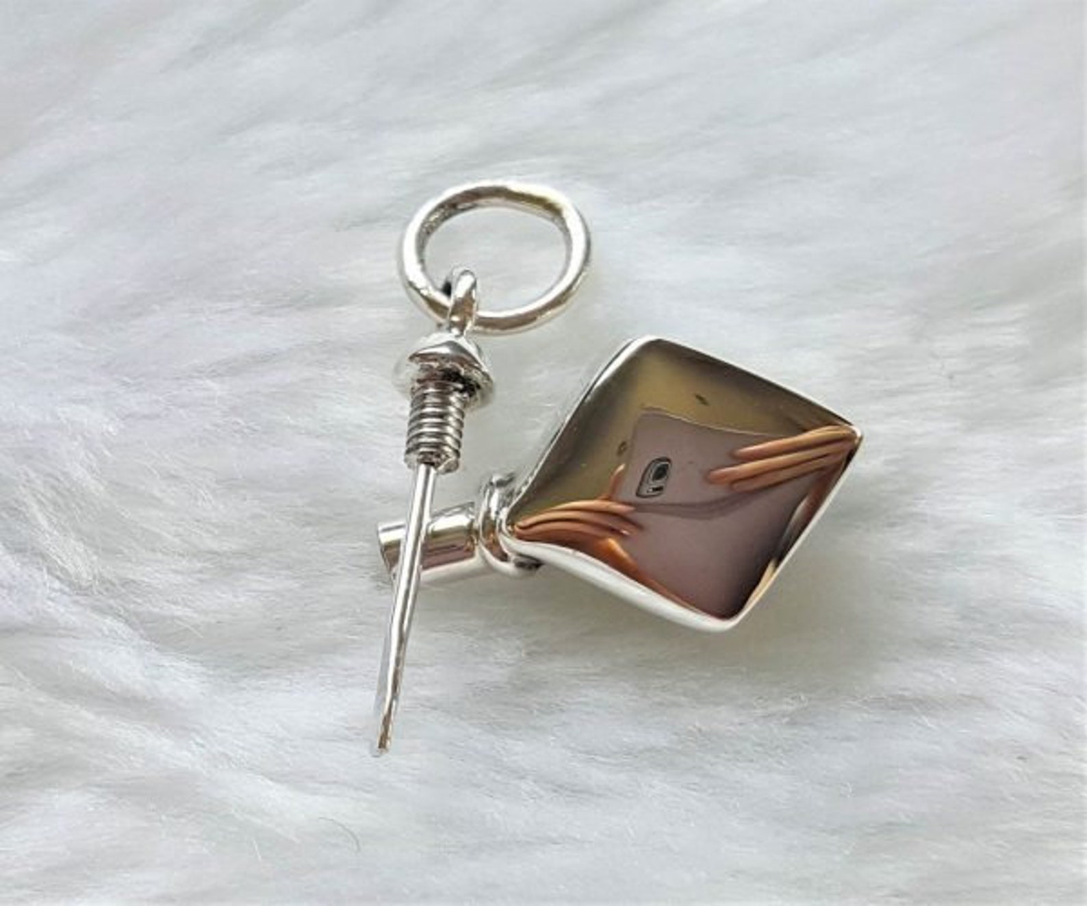 Locket Bottle STERLING SILVER 925 Water Tight | Etsy