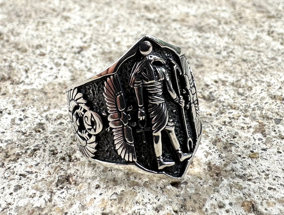 Great THOTH God Ring STERLING SILVER 925 Ancient Egyptian God of the ...