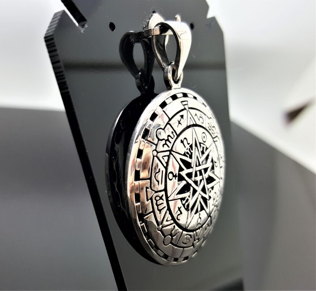 Occult Pendant STERLING SILVER 925 Zodiac Signs Planets - Etsy