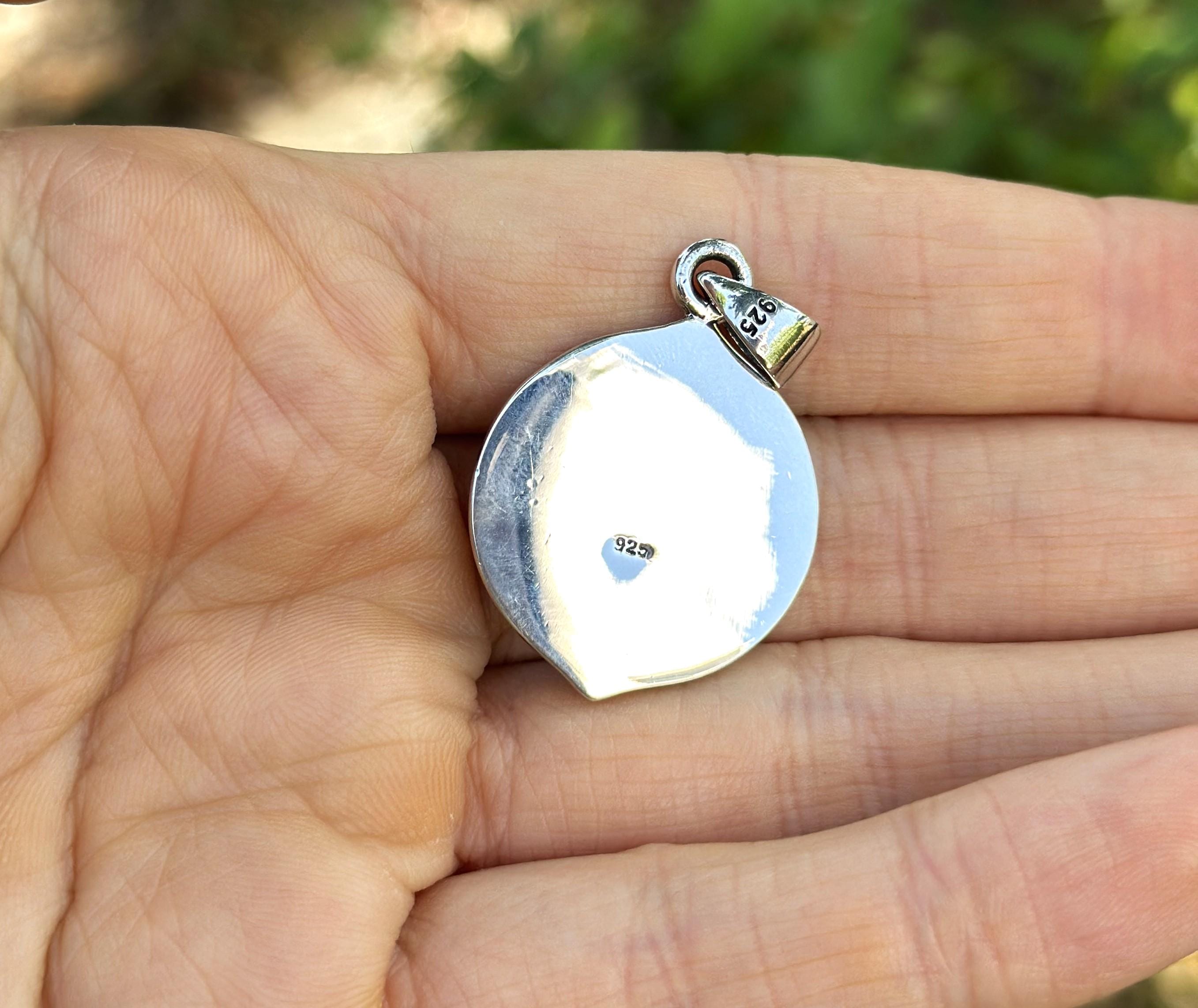 Unity Sacred Symbols Pendant 925 Sterling Silver CO-EXIST Yin Yang ...