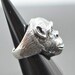 Chimpanzee Ring 925 Sterling Silver Chimp Monkey - Etsy