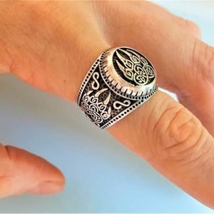 Bear Paw Claw Ring Sterling Silver 925 Sacred Symbol Viking Slavic ...