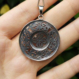 Tibetan Double Dorje Vajra Pendant STERLING SILVER 925 Dorje Buddhist ...