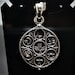 Unity Sacred Symbols Pendant 925 Sterling Silver CO-EXIST Yin Yang ...