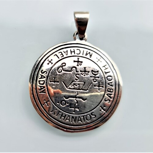 Archangel Raphael Seal Pendant Philosophical Sacred Talisman - Etsy