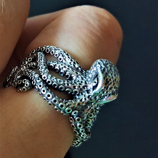 Octopus Ring - Etsy