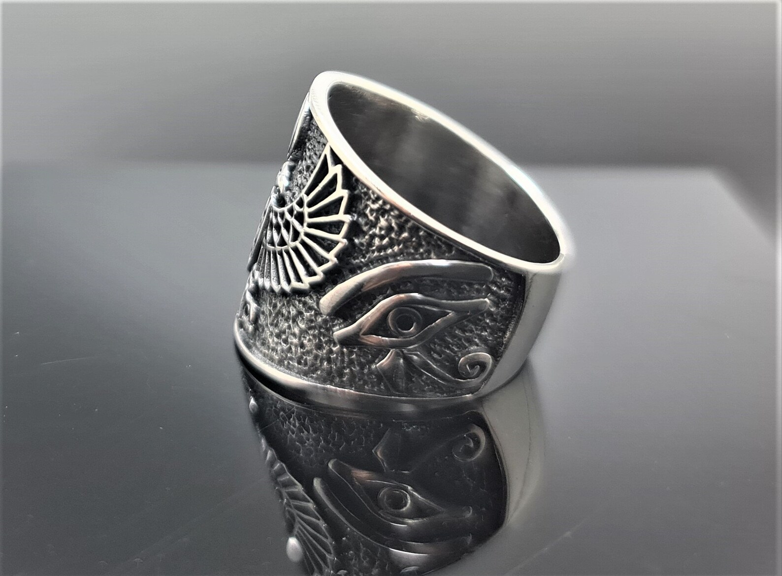 God Ra Ring STERLING SILVER 925 the Egyptian Sun God Ra in the - Etsy