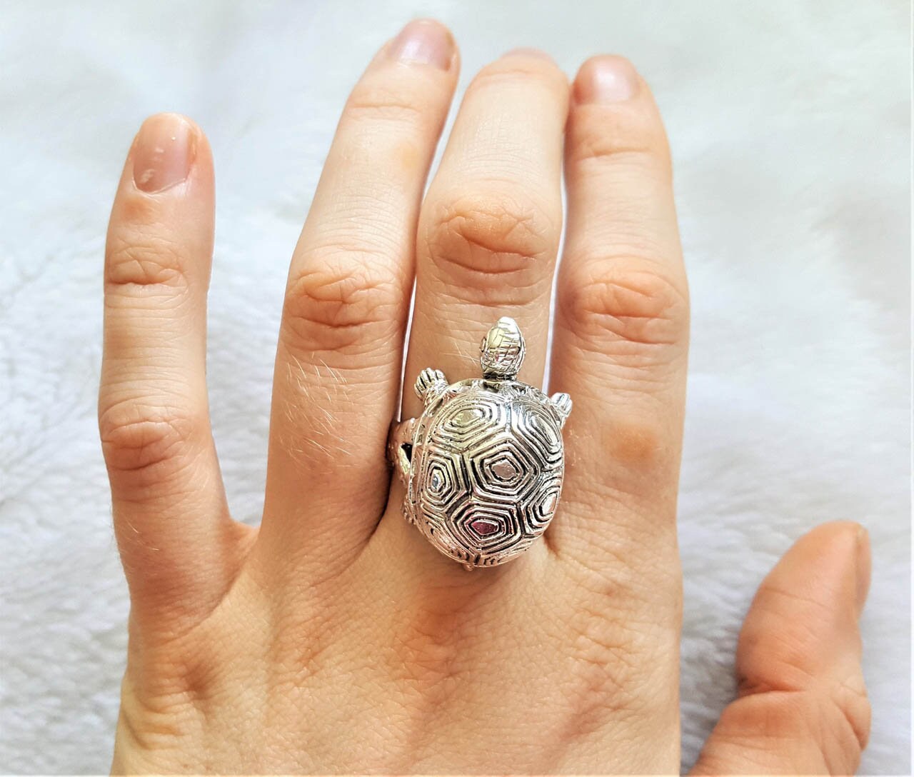 Turtle Ring STERLING SILVER 925 Tortoise Sea Turtle Ocean | Etsy