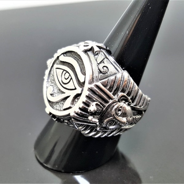 Silver Pyramid Ring - Etsy