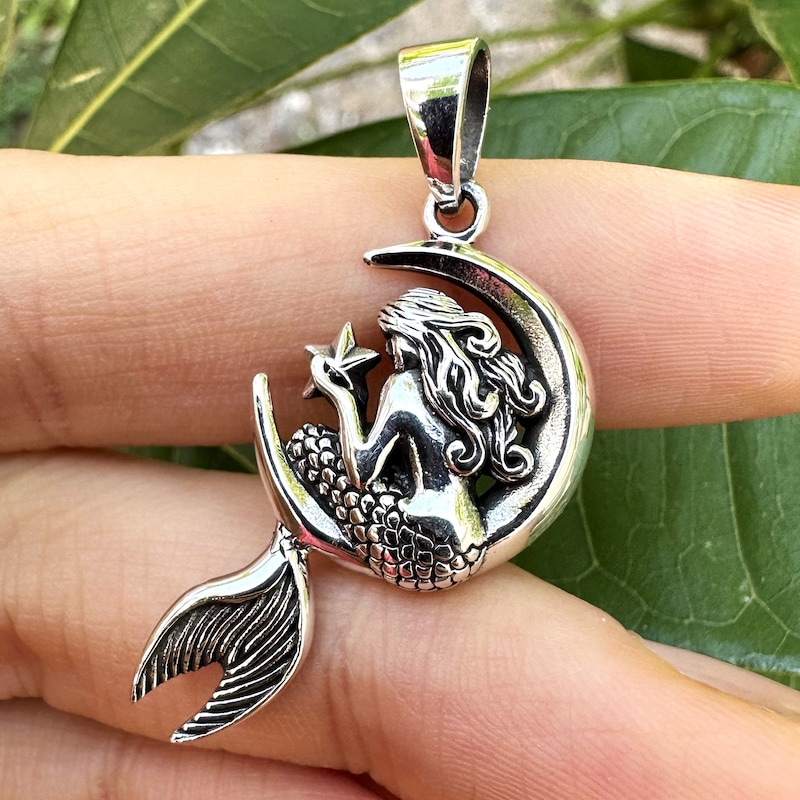 Mermaid Pendant - Etsy