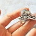 Elephant Ring STERLING SILVER 925 Big Tusks Ganesh Head Large Elephant ...