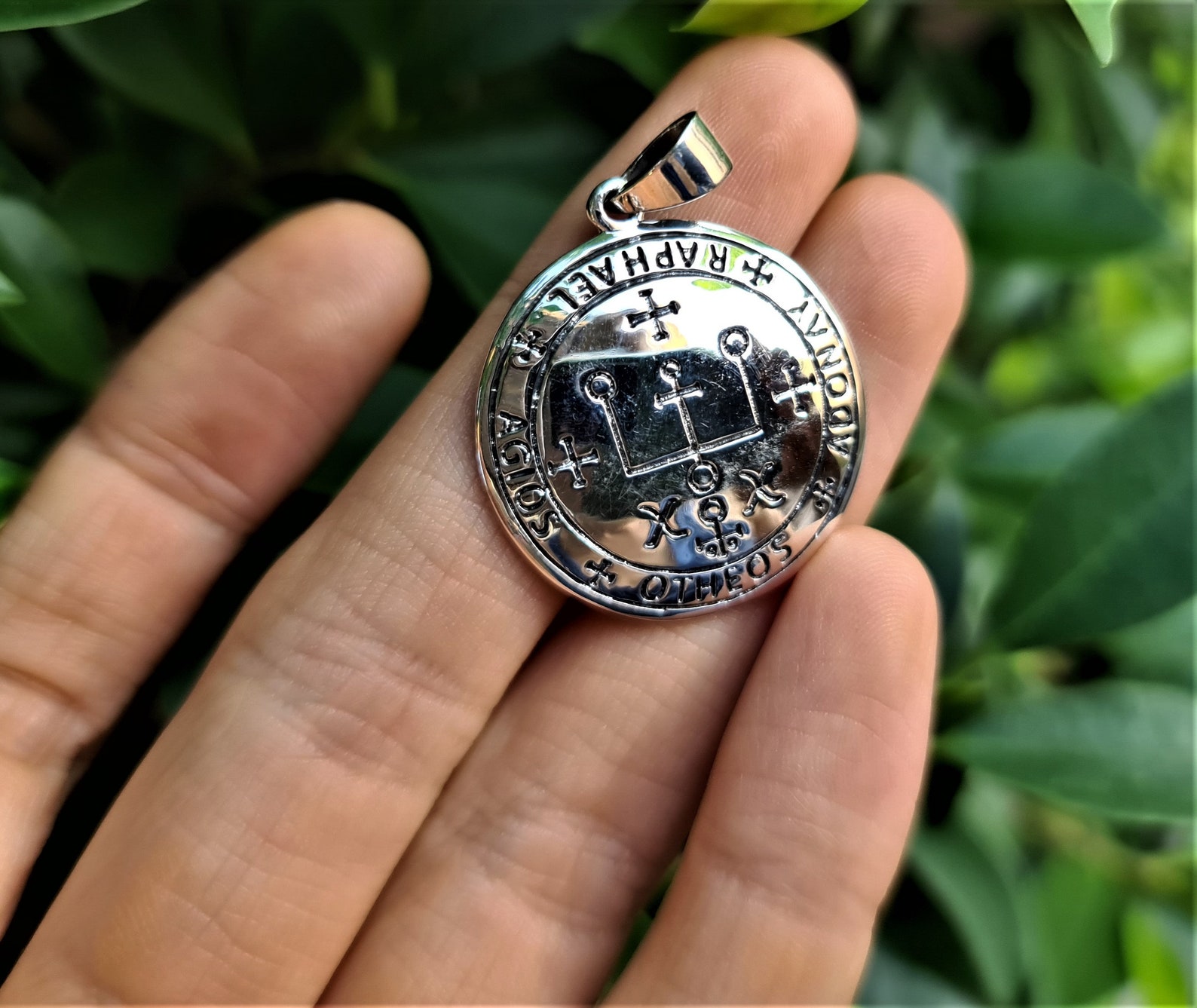 Archangel Raphael Seal Pendant Philosophical Sacred Talisman Sigil of ...