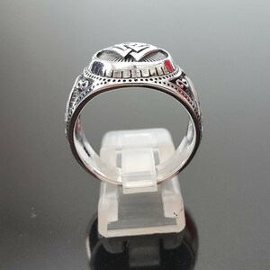 Valknut Ring STERLING SILVER 925 Viking Runic Odin Sacred Symbols ...