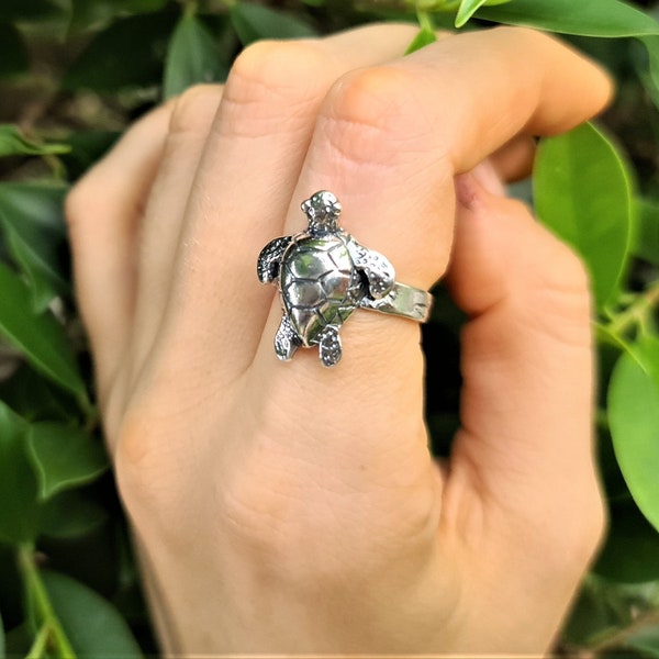 Turtle Ring - Etsy