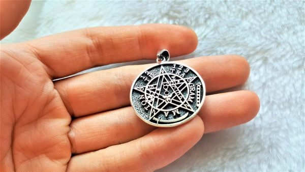 Pentagram Pendant 925 Sterling Silver Tetragrammaton Star | Etsy