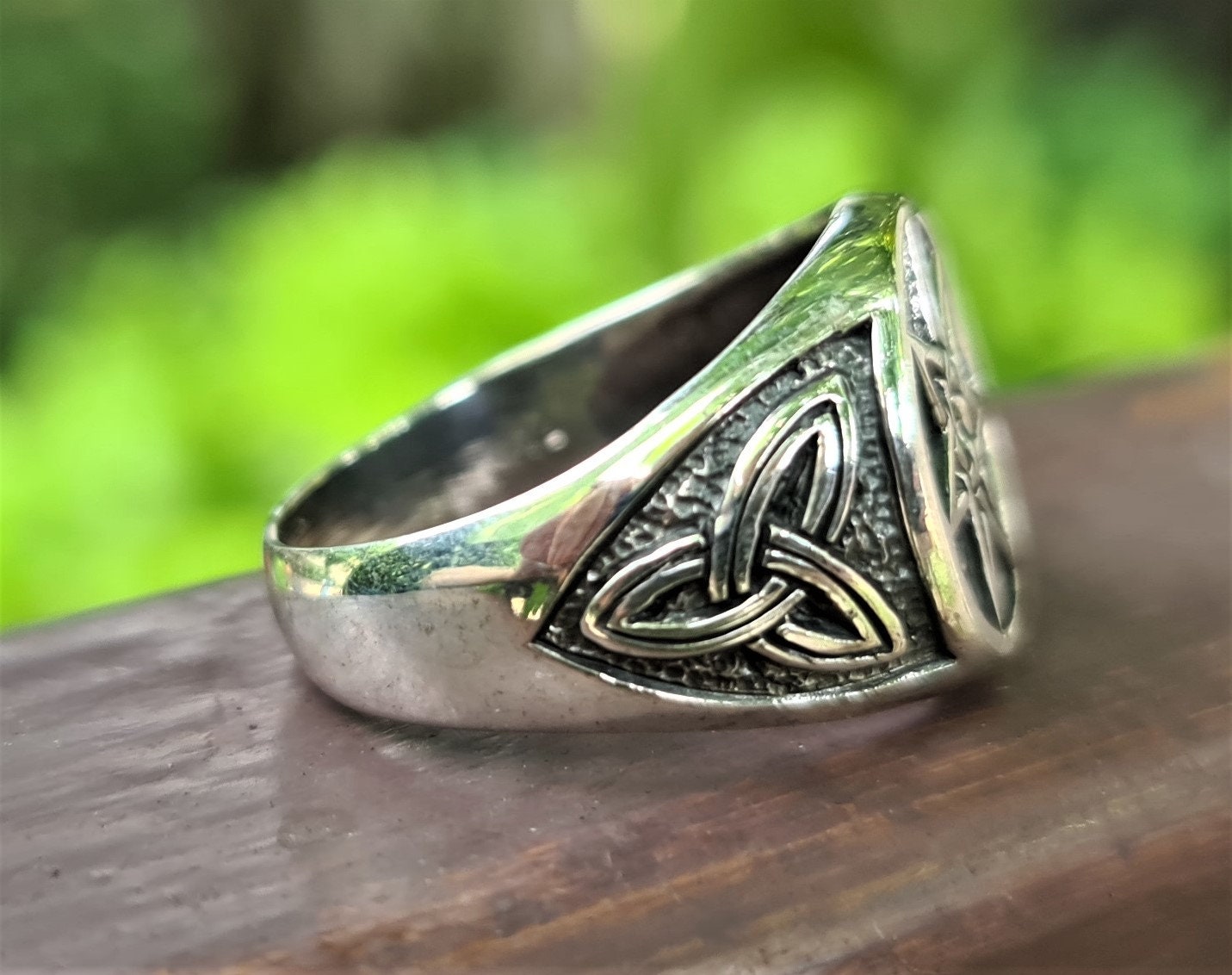 Heptagram Ring STERLING SILVER 925 Elven Star Faery Star Seven - Etsy
